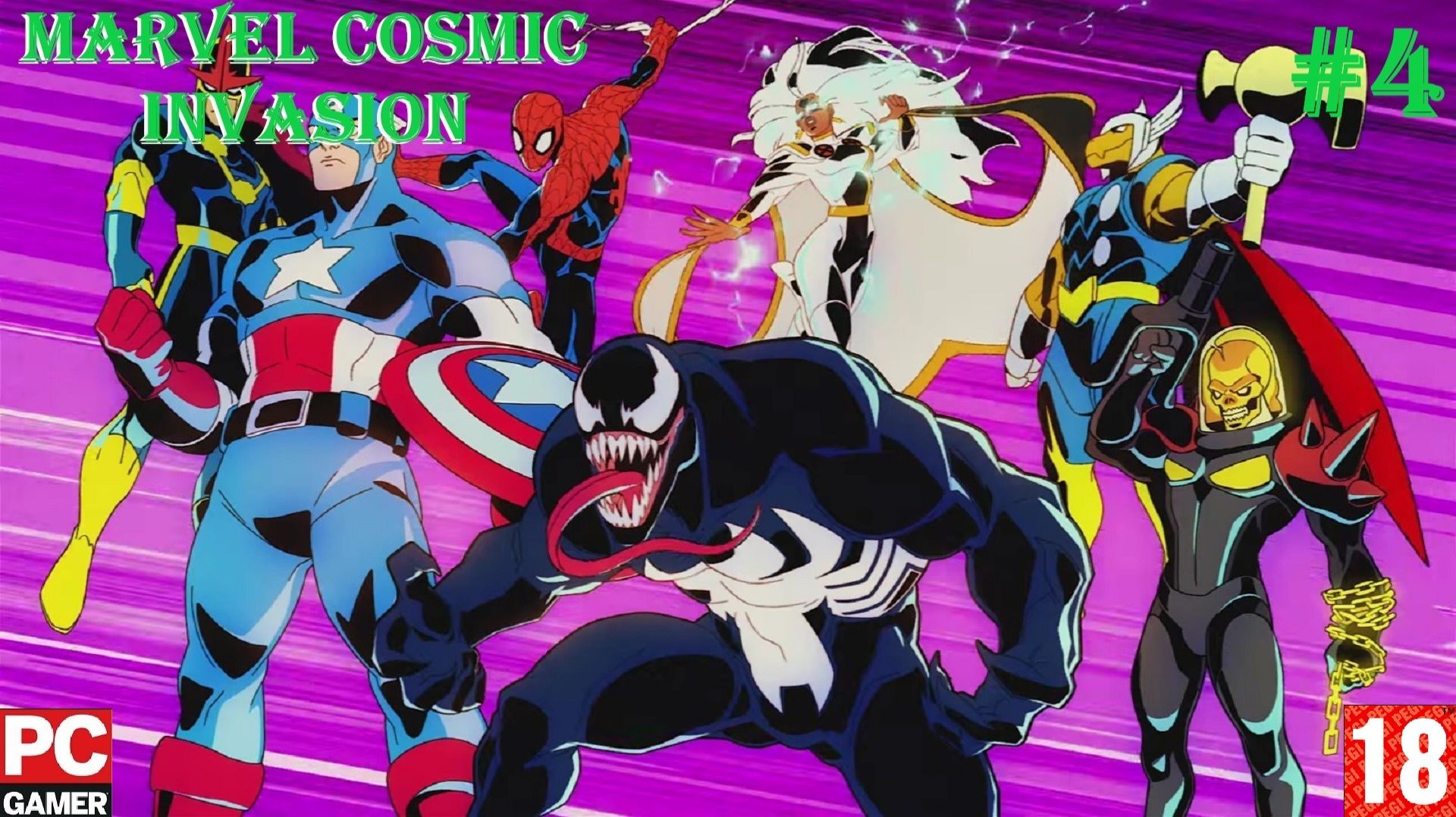 MARVEL Cosmic Invasion (2025) (PC) - Прохождение #4. (без комментариев) на Русском.