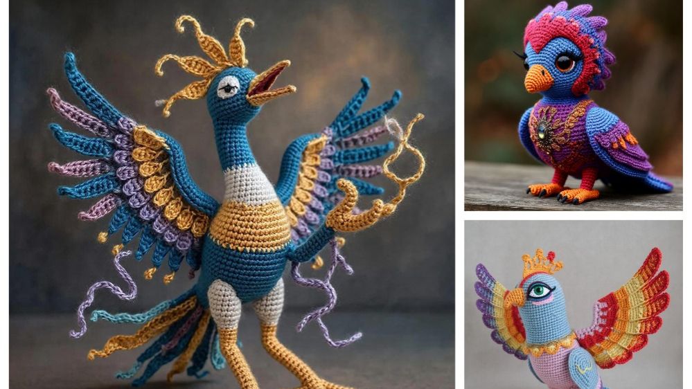 🎶✨Райская вещунья, связанная крючком - СИРИН 🎶🪶✨