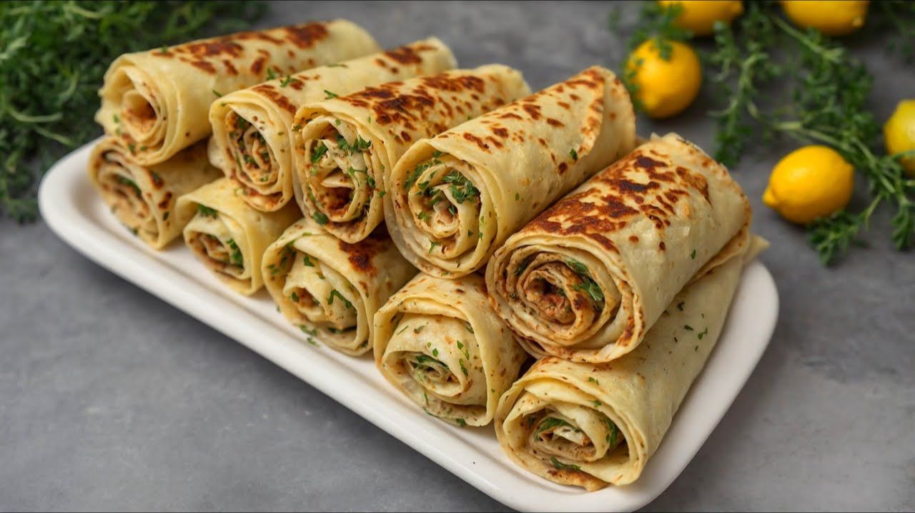 Просто смешайте 1 яйцо и муку! Рецепт вкусных блинчиков | Рецепт | Еда мира | World Food