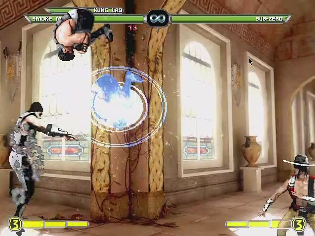 mortal kombat ultimate hd survival - смоук и сюрикены, часть 3