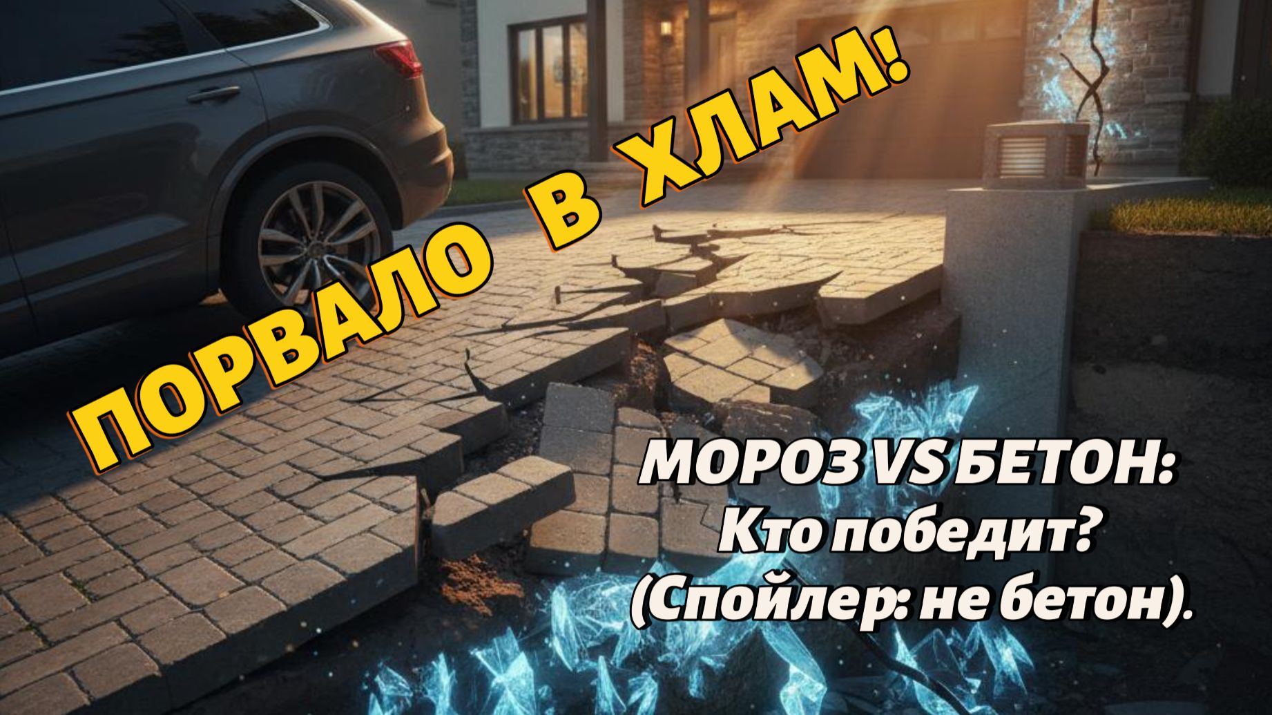 Морозное пучение  VS БЕТОН Кто победит