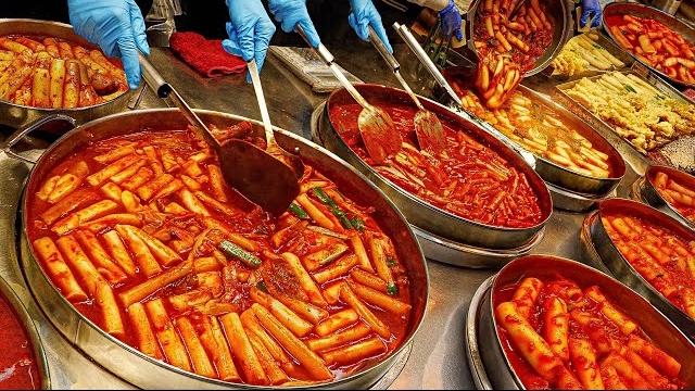 корейский снэк-бар с ттокпокки!! / Корейская уличная еда