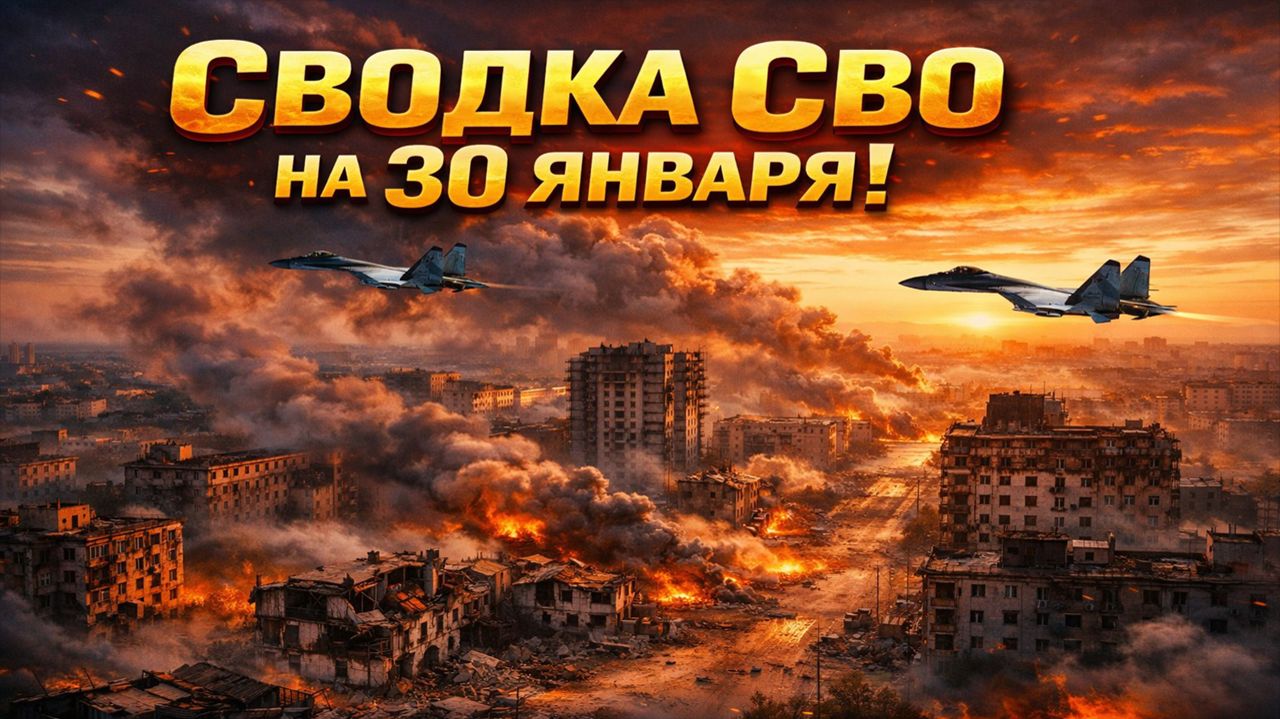 Сводка СВО на 30 января. Новости СВО. Война на Украине. Новости сегодня 30.01.2026