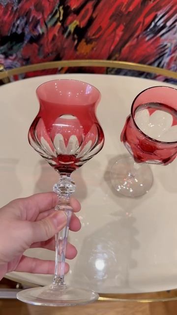 Редкая пара бокалов Nachtmann из серии Carmen (Германия, 1970–1980-е гг.)