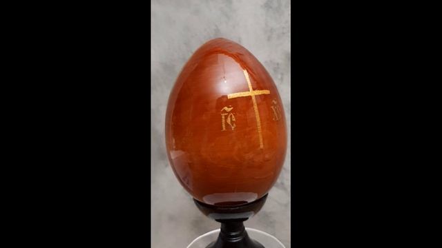 Деревянное пасхальное яйцо Богоматерь Владимирская