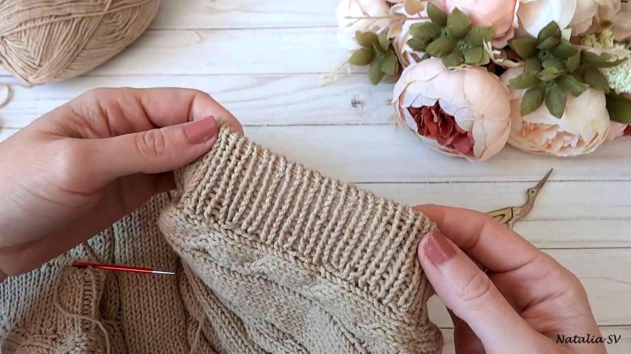 Проще не бывает!👍💯 Закрытие резинки 1*1 иглой. Мой любимый способ!