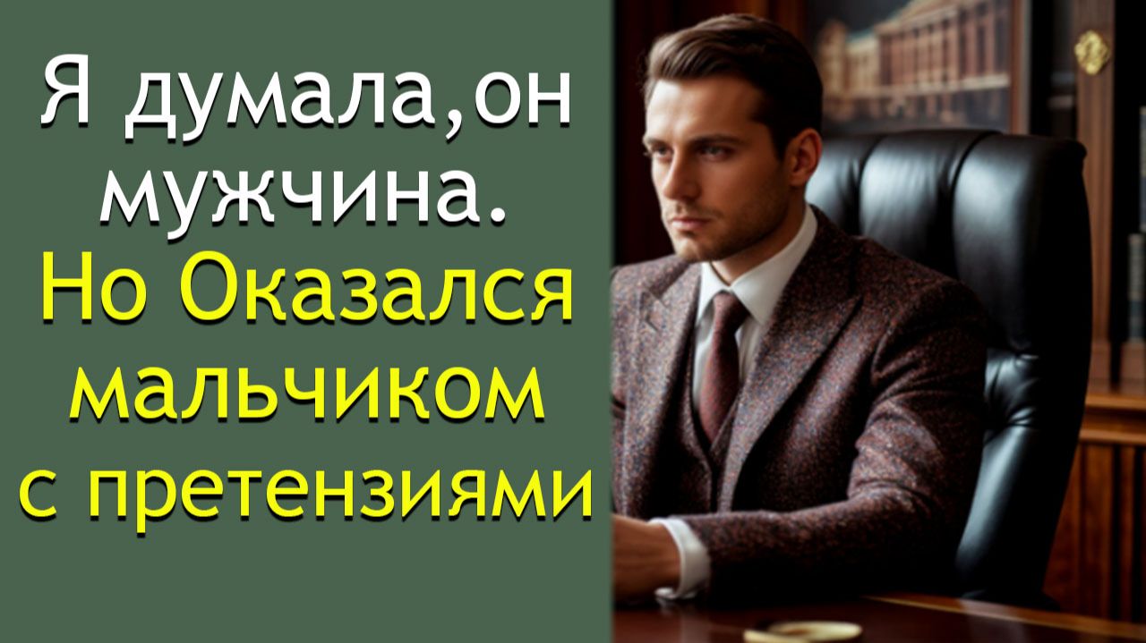 Я думала, что он настоящий мужчина, но оказался мальчиком с претензиями
