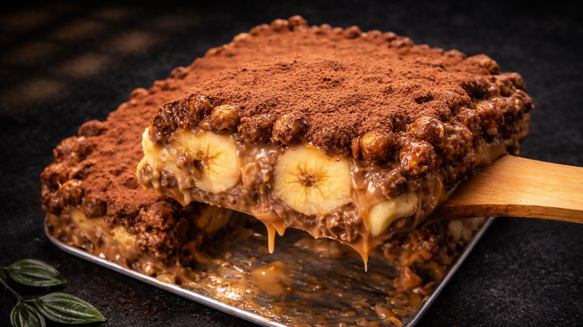 Ленивый банановый десерт из 4 ингредиентов — без духовки и заморочек