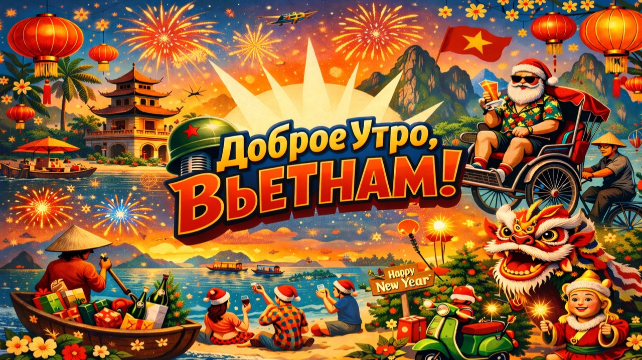 доброе утро Вьетнам.  2025-26, Новый год в Ньячанге