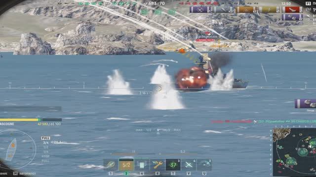 Мир кораблей (World Of WarShips).Линкор Gascogne