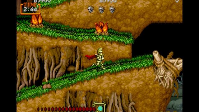прохождение Ghouls'n Ghosts (ARCADE)