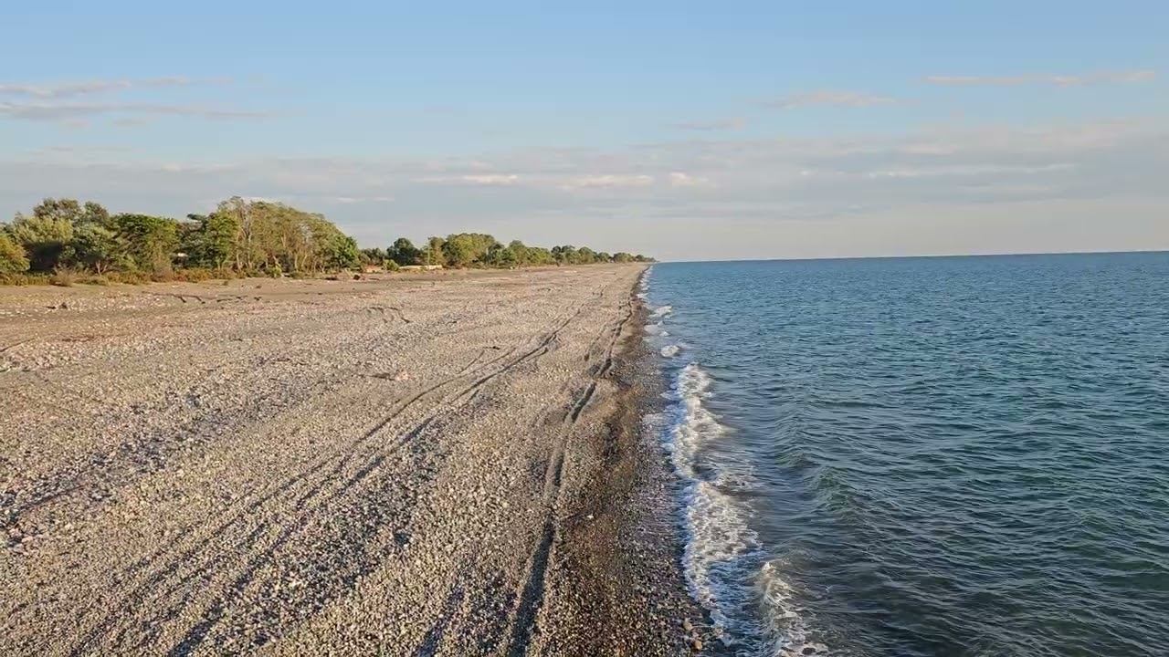 Пляж Литературной Газеты в Абхазии 4320p 8K