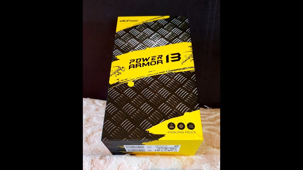 Ulefone Power Armor 13 клеем защитное стекло из комплекта