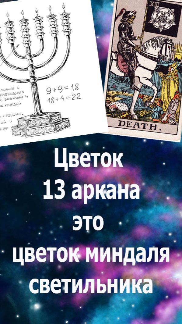 Цветок 13 аркана Таро не роза , а цветок миндаля - 22 Таро даны в Библии до н.э. #таро#библия#