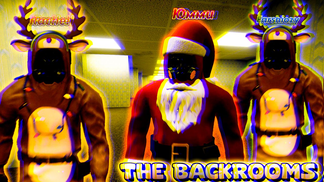 Escape The Backrooms: Farshiozy, Юмми и Rachel против монстров 👾🚪😵