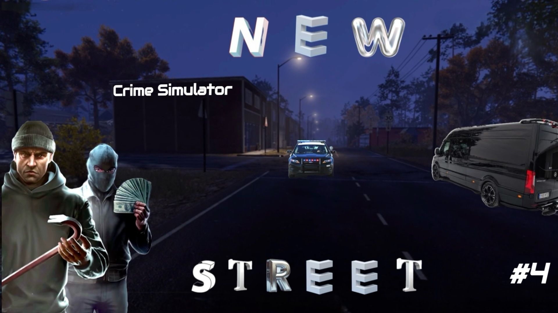 РАБОТАЕМ НА НОВОЙ УЛИЦЕ. Crime Simulator #4