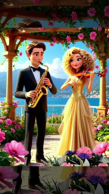 Саксофон и скрипка. Душевная музыка.