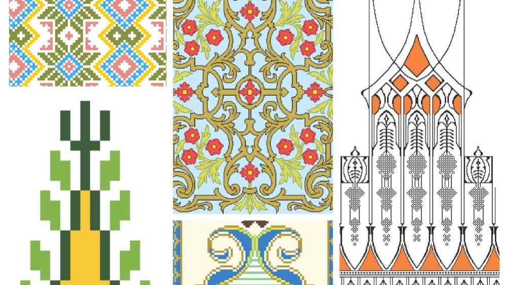 🕰️🧶 Старинные СХЕМЫ. Подборка №183. Art Nouveau для вязания и рукоделия. 🧶🕰️