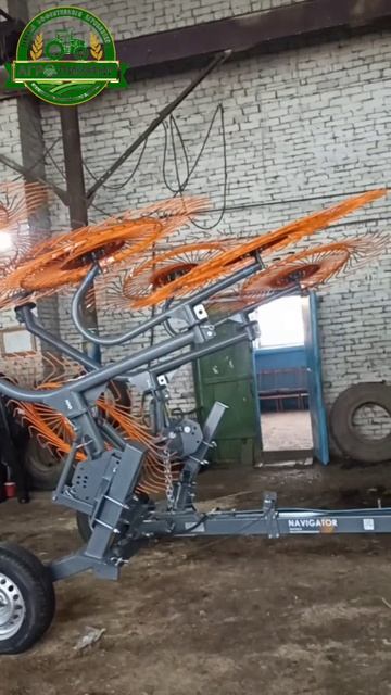 Отгрузили грабли колесно-пальцевые серии "H90V8" от завода "Навигатор-НМ"