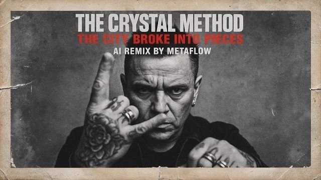 THE CITY BROKE INTO PIECES – The Crystal Method Inspired AI Electronic Mix   Futuristic Breakbeat