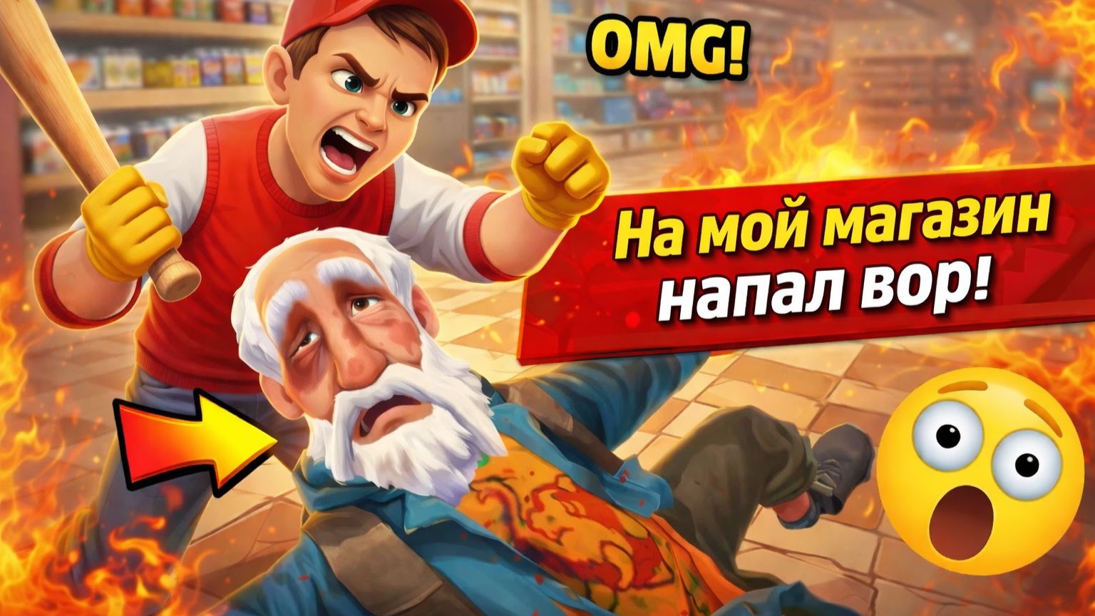 ХАОС В VR-МОЙ МАГАЗИН АТАКОВАЛИ/Shop & Stuff-Часть 2