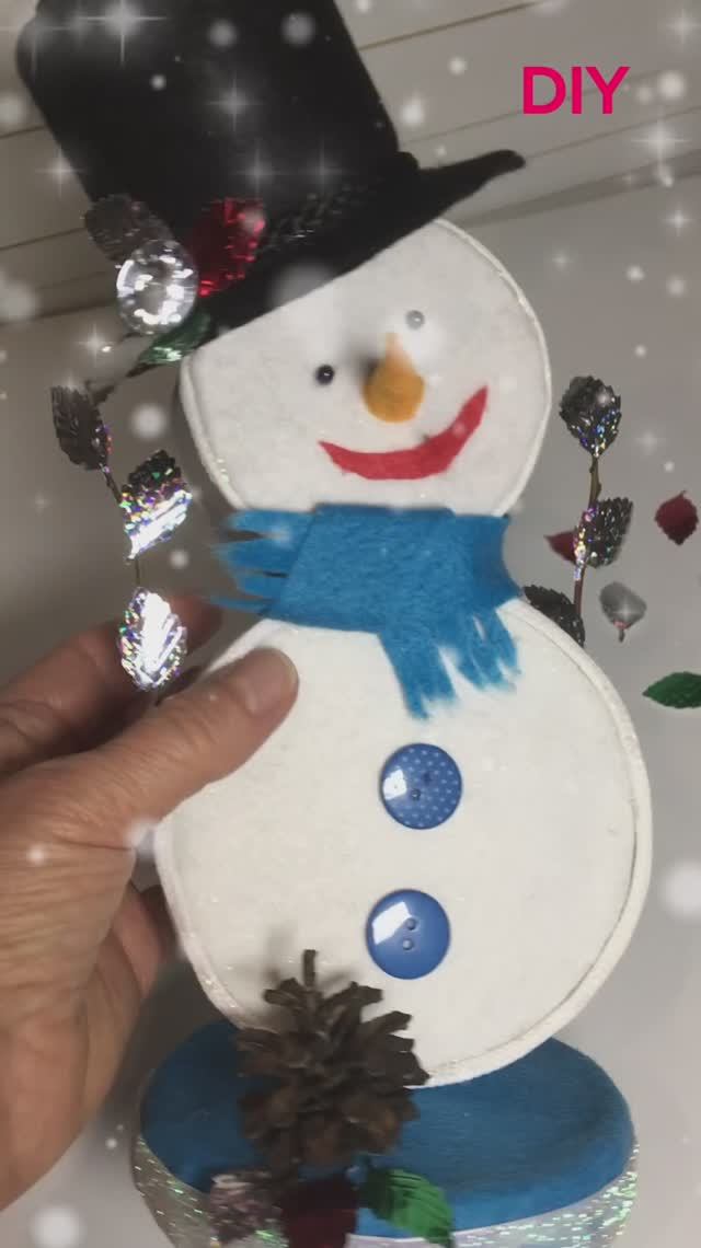 Снеговик DIY