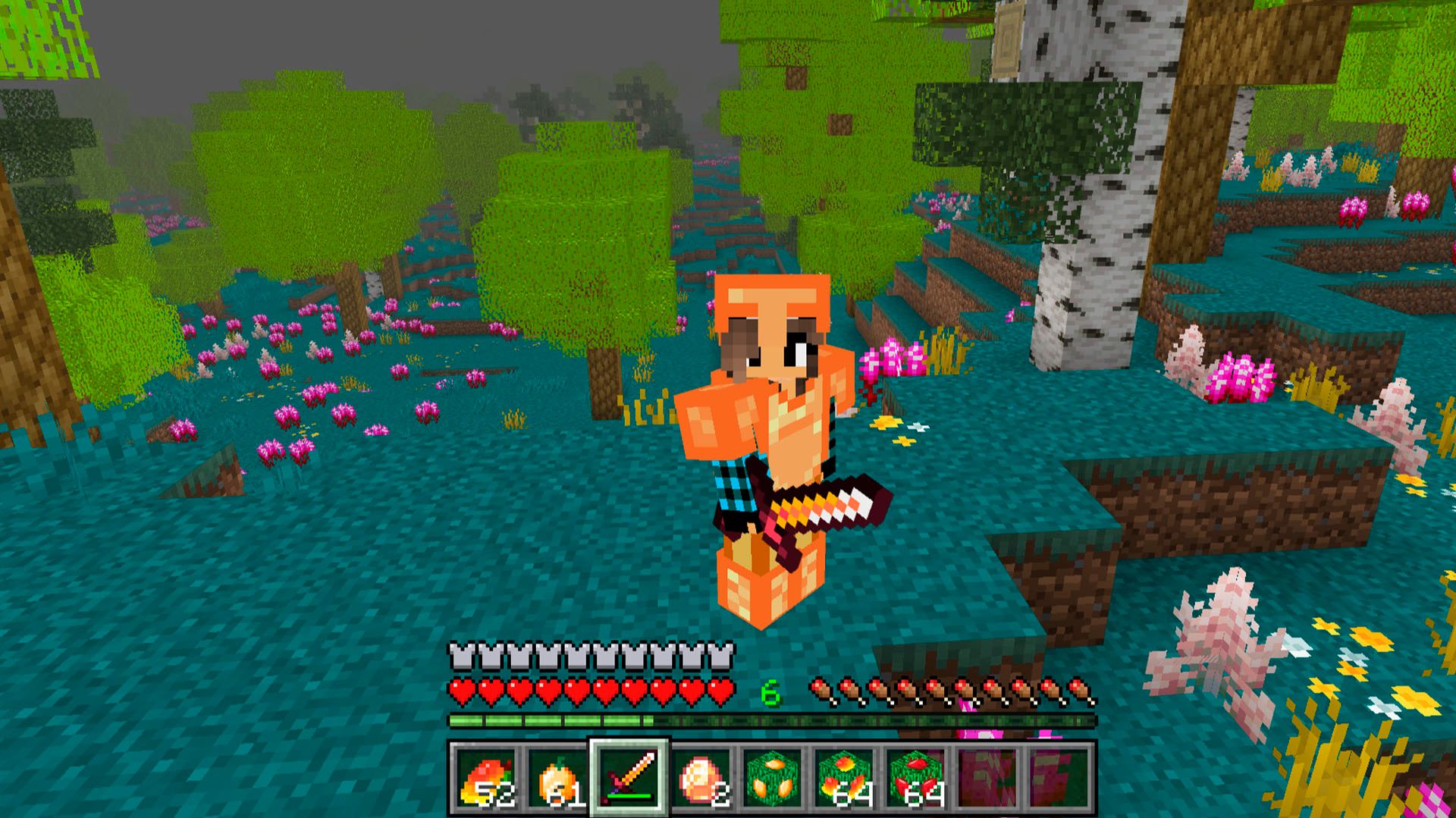 Кристалы опыта в майнкрафте новый биом