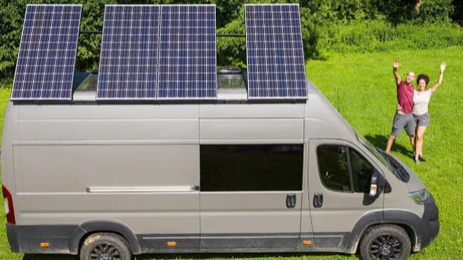 ЛУЧШИЙ САМОДЕЛЬНЫЙ ПОДЪЕМНИК ДЛЯ СОЛНЕЧНЫХ ПАНЕЛЕЙ! Установка подъёмника для солнечных панелей/5L&M