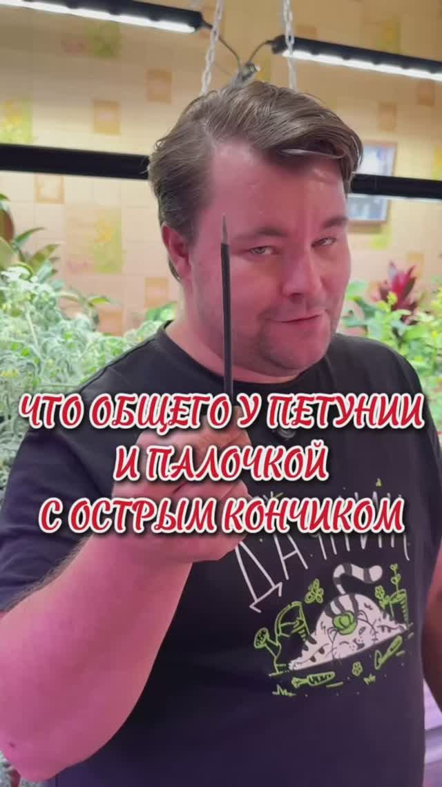 Приспусти петунию, если у нее высокая ножка.