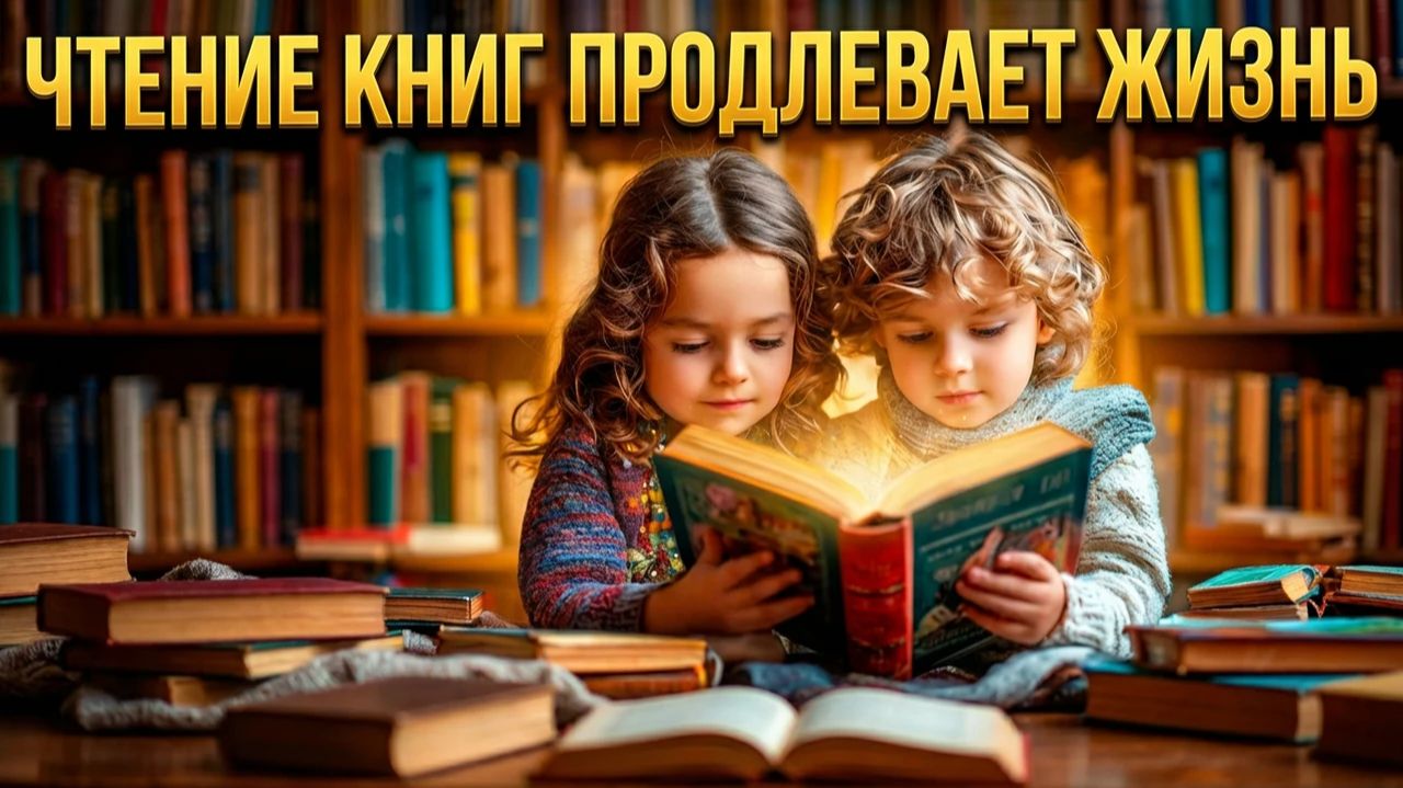 Чтение книг продлевает жизнь