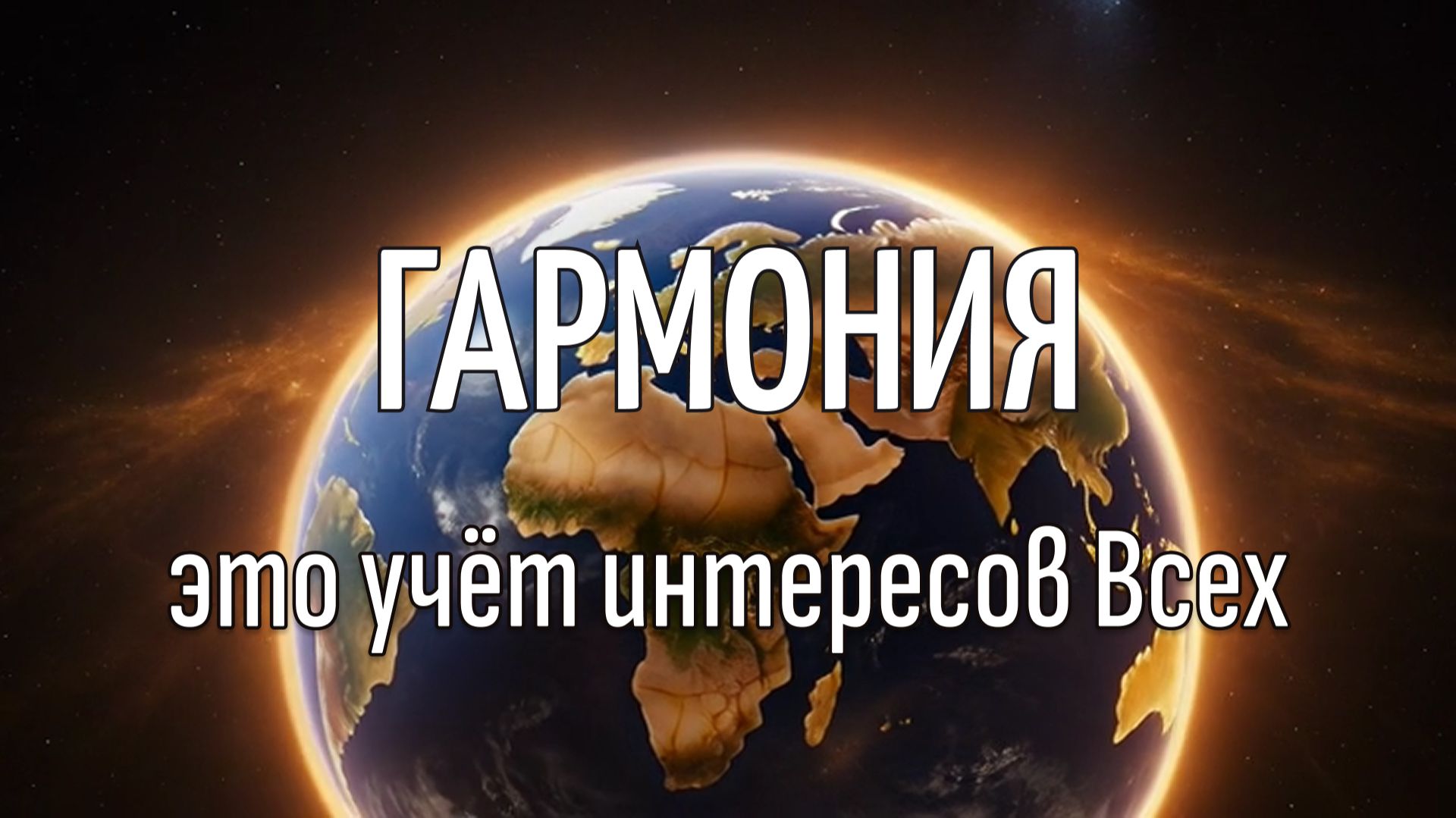 ГАРМОНИЯ - ЭТО УЧЁТ ИНТЕРЕСОВ ВСЕХ текст из книги Петрова А.Н