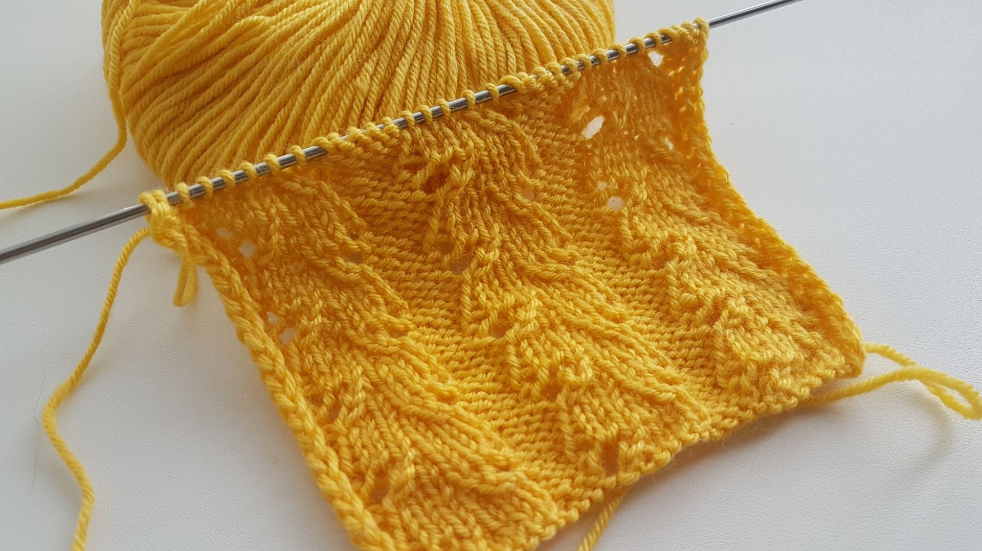 🌾 Ажурные Колоски: Полевой Шёпот в Петлях | Нежный Узор Спицами — Подробный Мастер-Класс 🌾