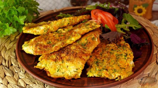 КУРИНЫЕ ОТБИВНЫЕ В МОРКОВНОМ КЛЯРЕ