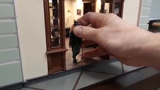 Работа над макетом интерьера в масштабе 1:20