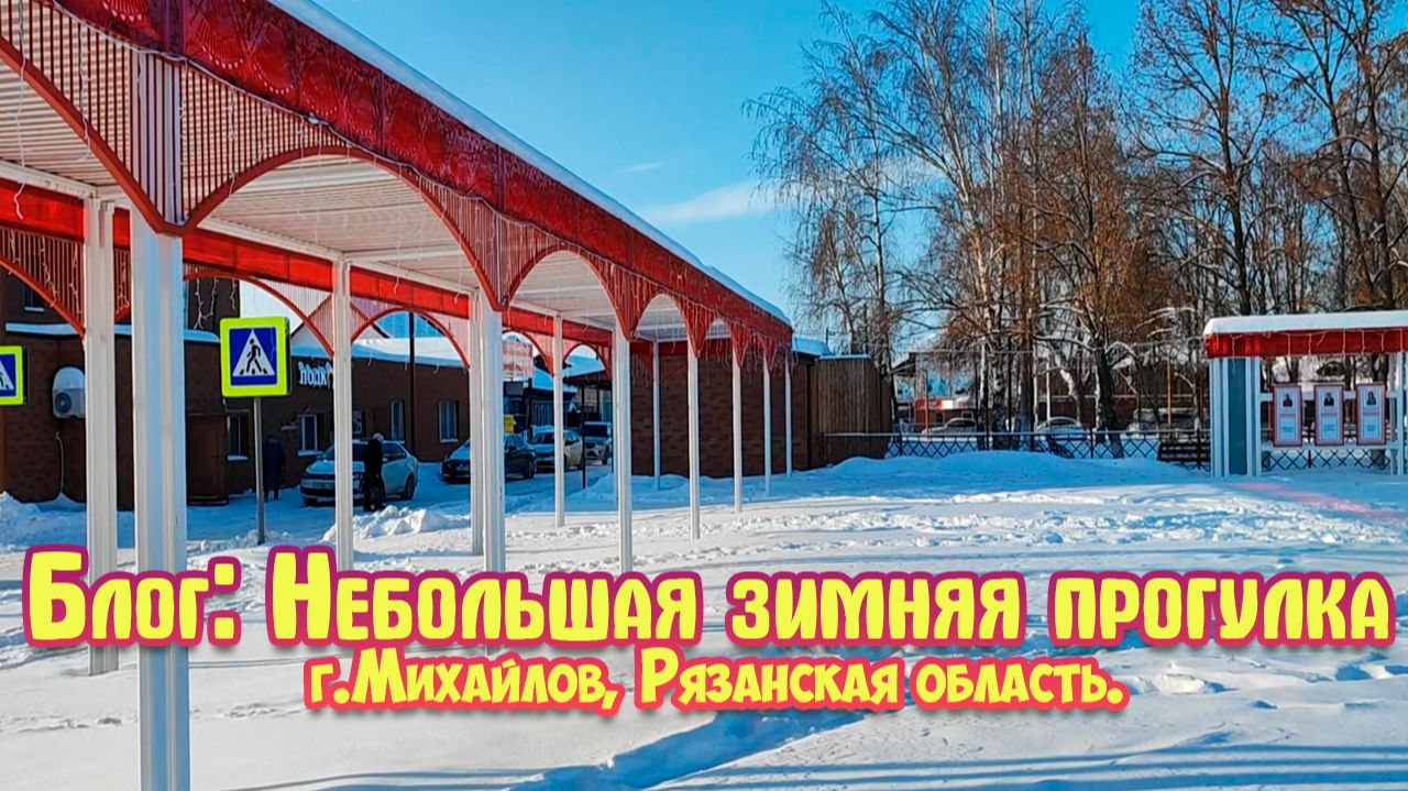 Блог: Небольшая зимняя прогулка, город Михайлов, Рязанская область.