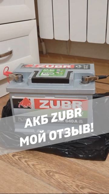 АКБ ZUBR: мой отзыв