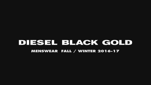 Показ мужской коллекции Diesel Black Gold осень-зима 2016-2017