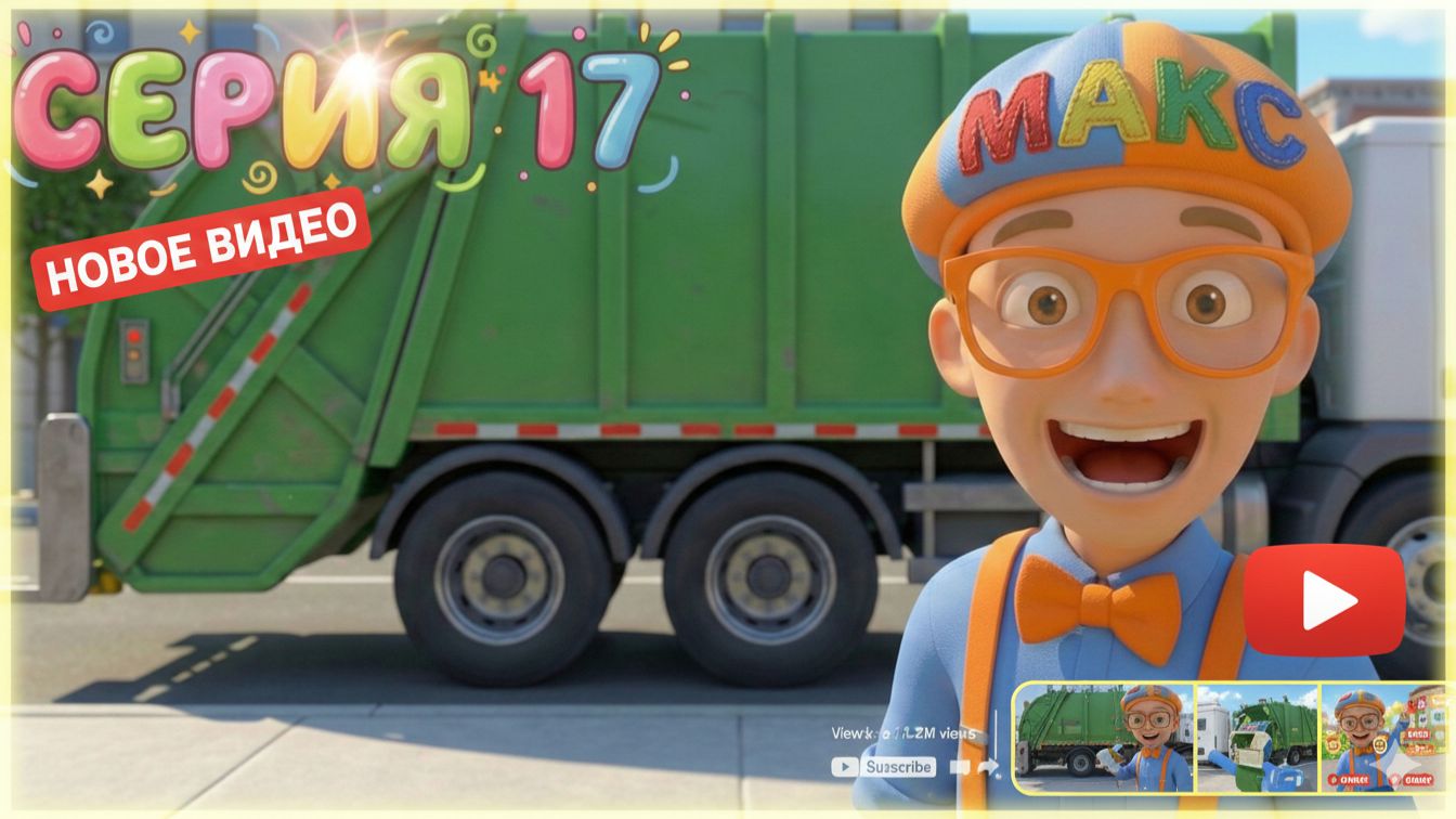 🚛 Куда исчезает мусор? Секретная миссия Знайки Макса!