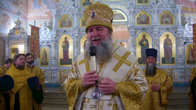 Архипастырское слово владыки Евгения в Никольском храме. Среднеуральск. 18.12.2025
