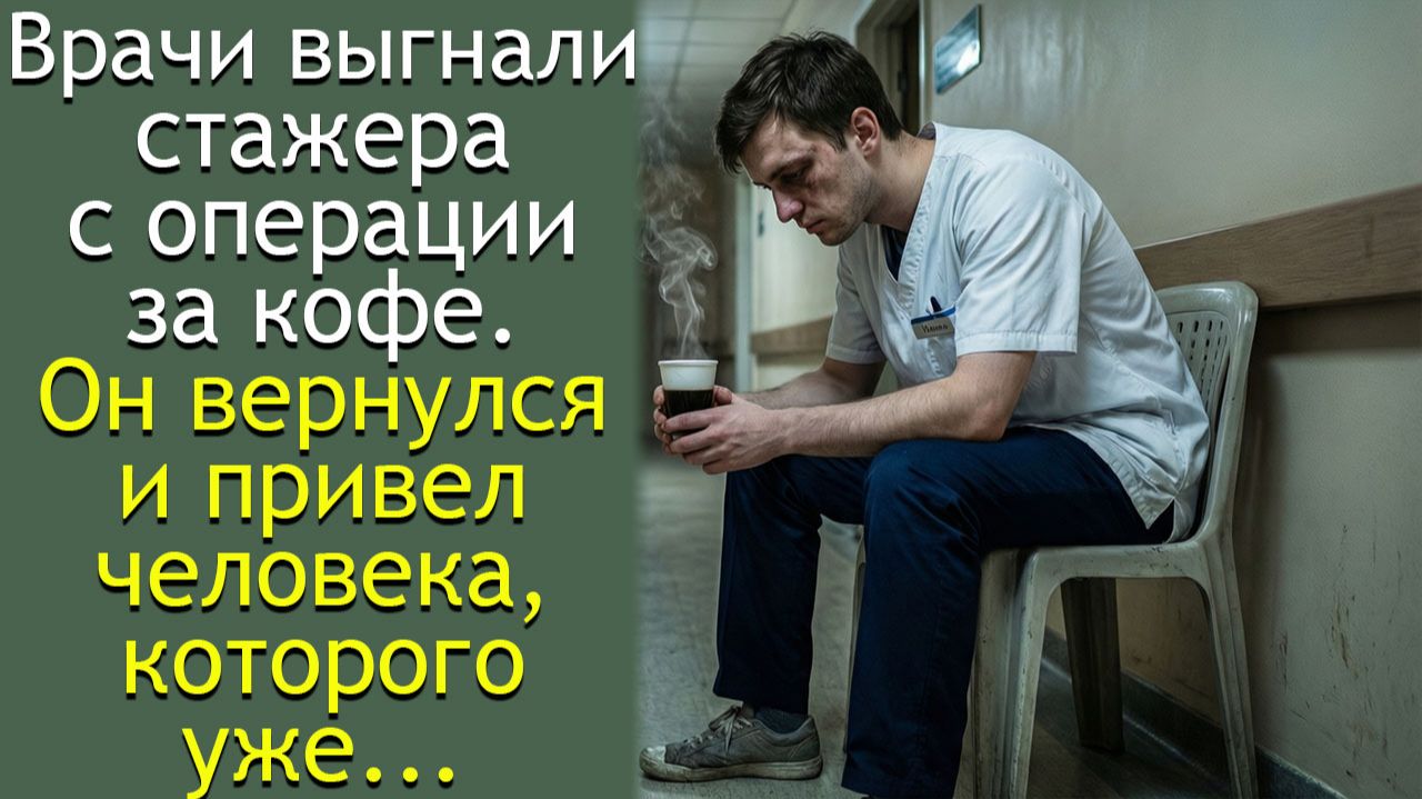 Врачи выгнали стажера с операции за кофе. Он вернулся и привел человека, которого уже...