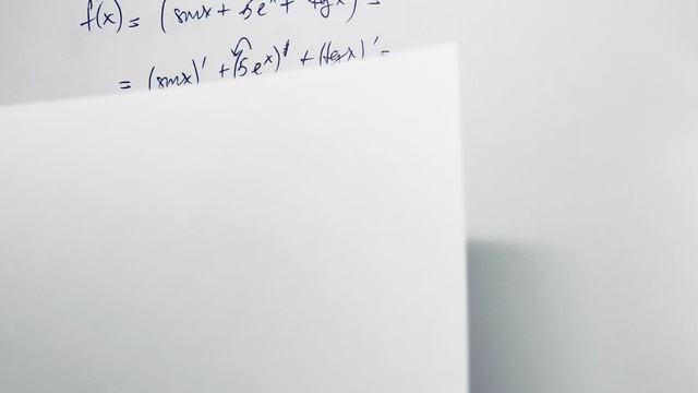 Предел, производная. 4а Вычисление производных. Вычисление по таблице производных