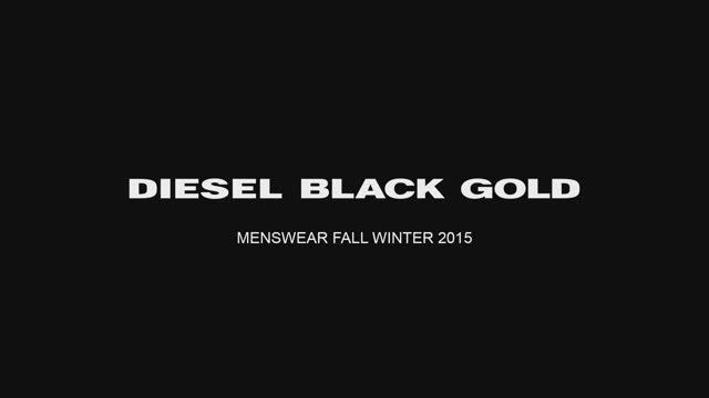 Показ мужской коллекции Diesel Black Gold осень-зима 2015-2016