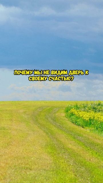 Почему мы не видим дверь к своему счастью?