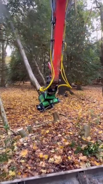 🟢 GS400 OMEFGROUP Лесная валочная пила с грейферным захватом