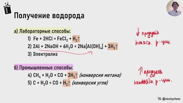 Водород и кислород