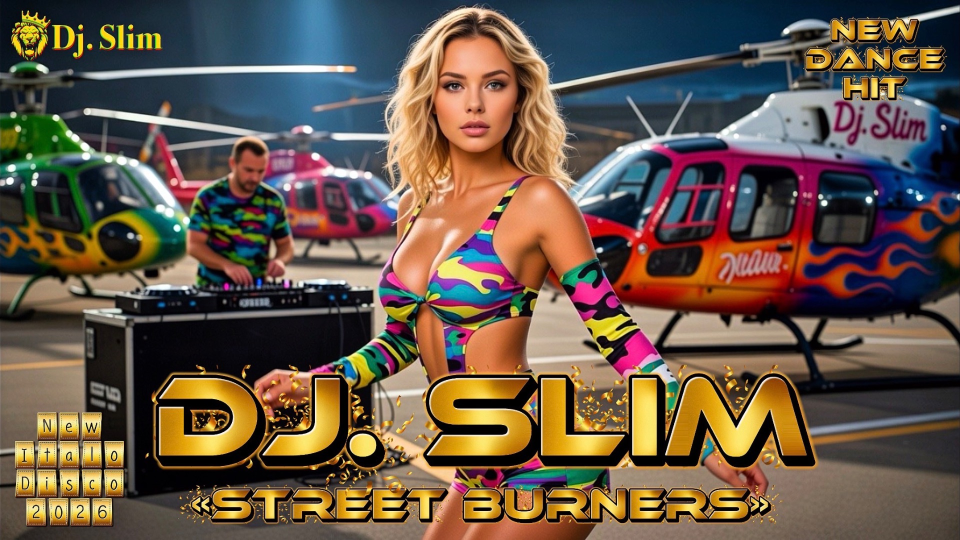 Dj. Slim - Street Burners.🎵New Dance HiT // NEW ITALO DISCO 2026🎵