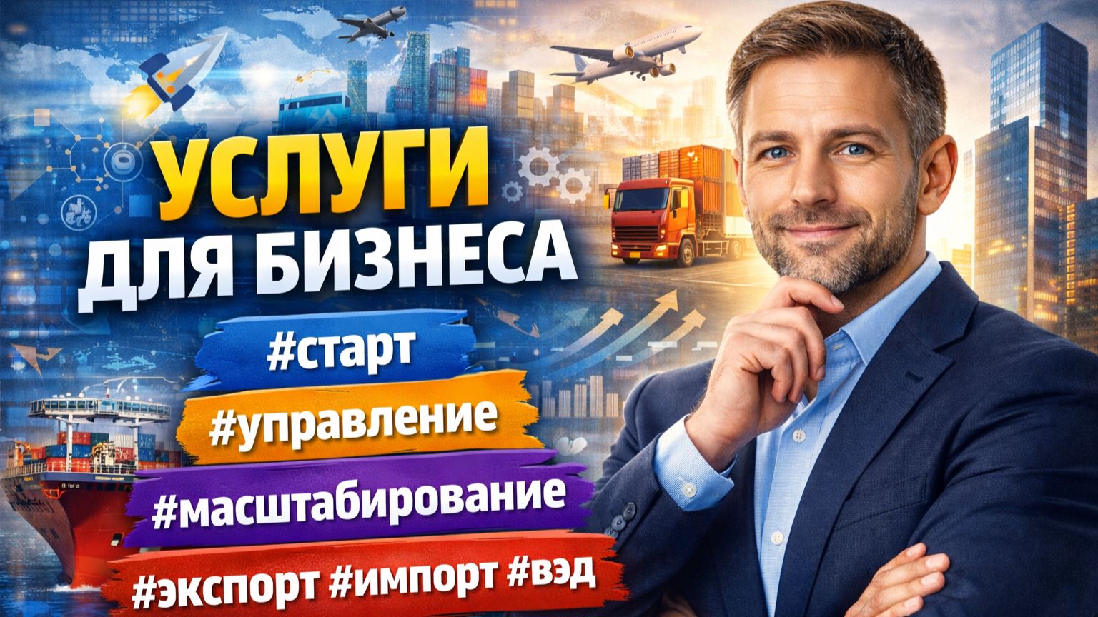 Услуги для бизнеса #старт #управление #масштабирование #экспорт #импорт #вэд
