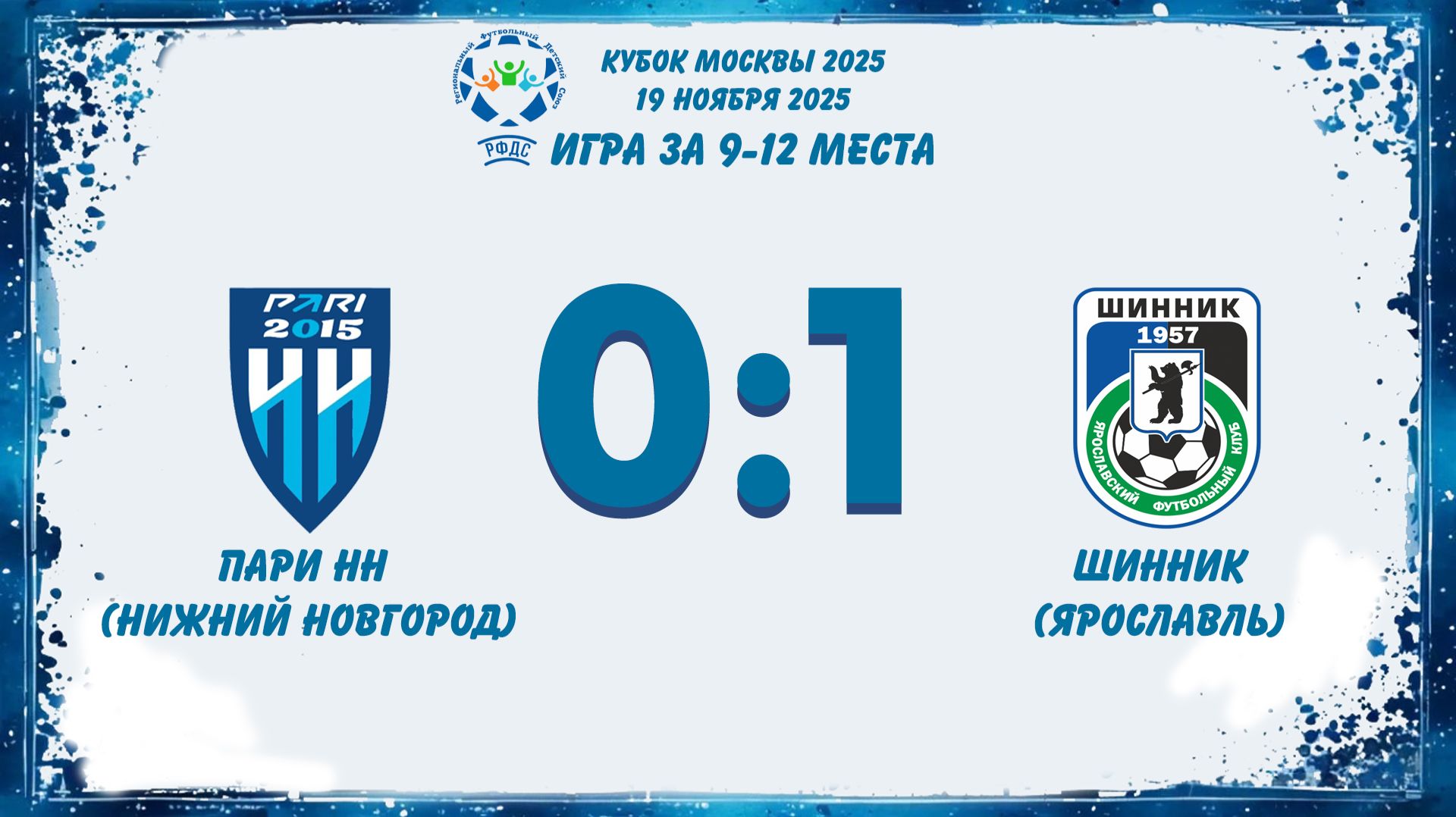 Пари НН (Нижний Новгород) - Шинник (Ярославль)
