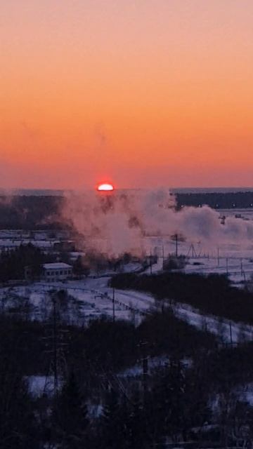 заснял заход солнца. красотааа. закат