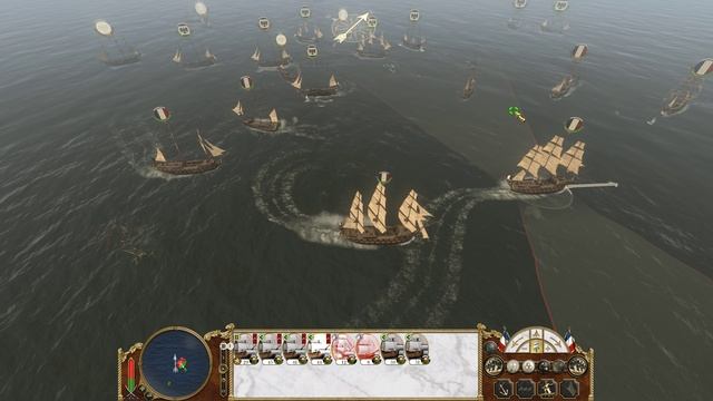 Empire: total war онлайн. Турнир "Зимний Казанова". финал бой 2 море Карибы